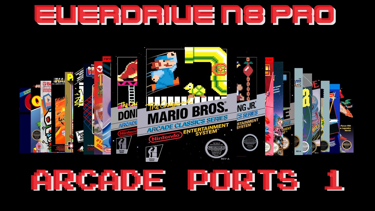 Everdrive N8 Pro NES Gameplay: Arcade Ports 1 - YouTube