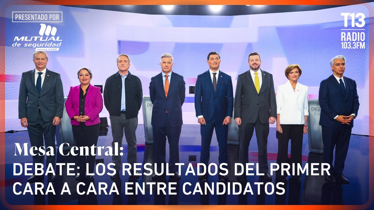 Debate presidencial: Los resultados del primer cara a cara entre ...