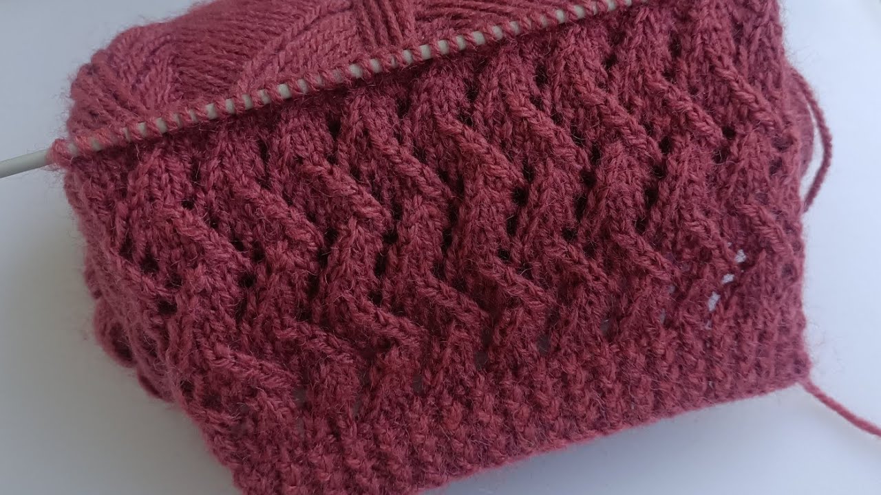 Simple And Easy Knitting Design - YouTube