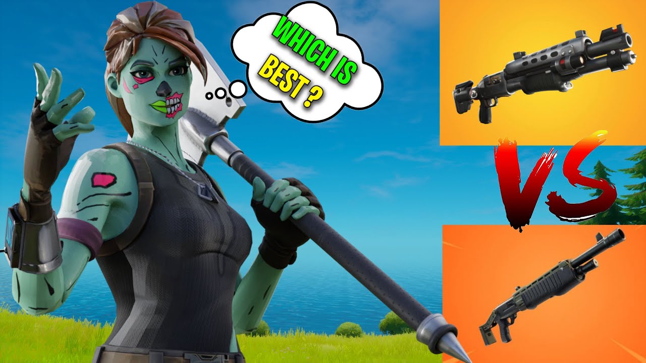 GOLD PUMP SHOTGUN VS GOLD TACTICAL SHOTGUN | WHICH IS BEST WEAPON ...