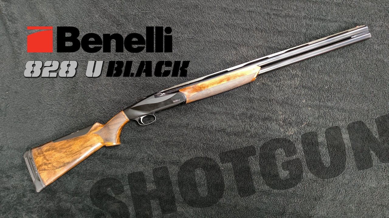 Benelli 828U Black - Beautiful 2-Barrel 12/76 Shotgun - YouTube