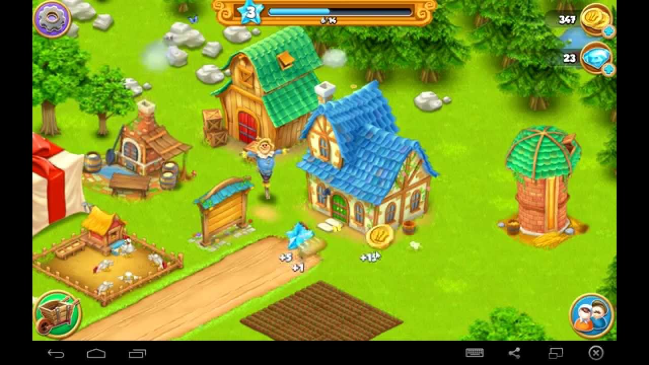 Android Farm Village Gameplay - YouTube
