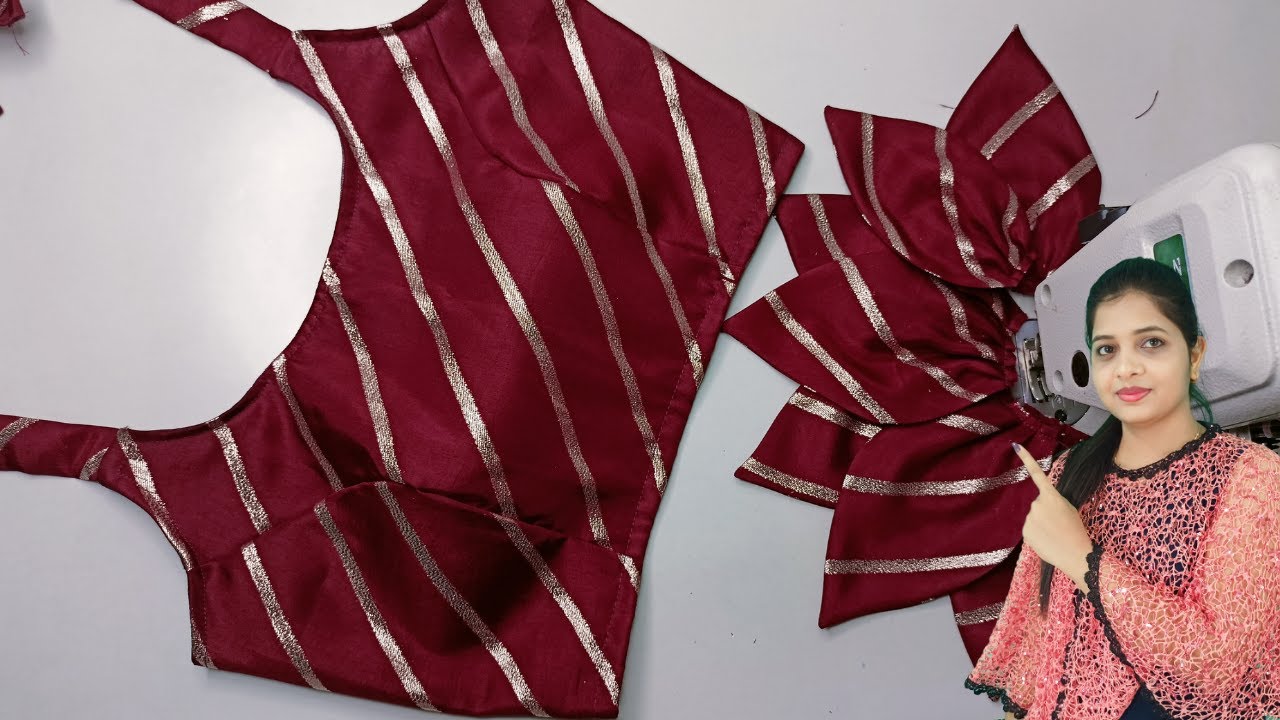 Model Blouse Design Cutting and Stitching Back Neck Blouse Designs ...