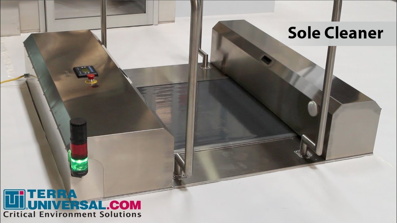 Cleanroom Shoe Sole Cleaner - YouTube