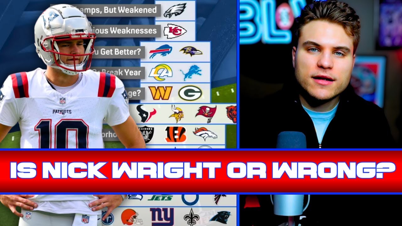 Nick Wright's NFL Team Tiers 2025 Reaction | Post Free Agency Rankings ...