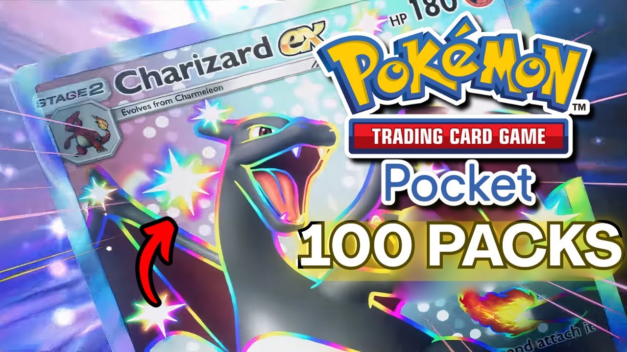 SHINY POKEMON: 100 Packs in TCG Pocket?! - YouTube