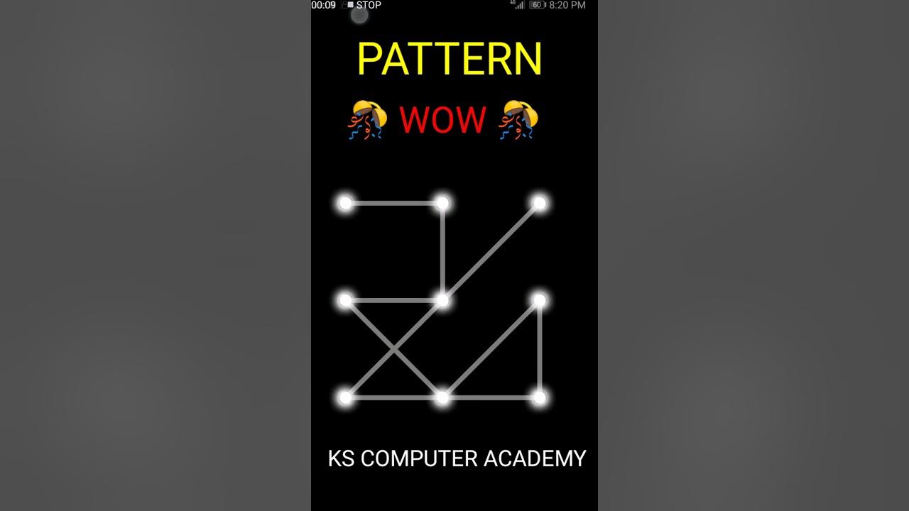 Wow Pattern Design Kese #shortvideo #youtubesearch #viralvideo #patternlock - YouTube