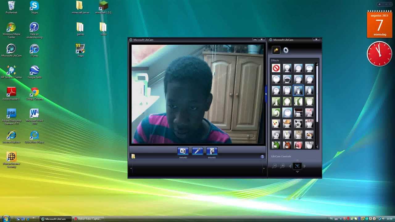 how to use Microsoft Lifecam - YouTube