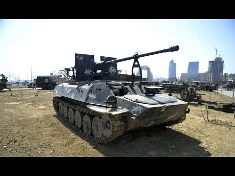 Hərbi Qənimətlər Parkı.Ermənilərdən qalan qənimətlər.