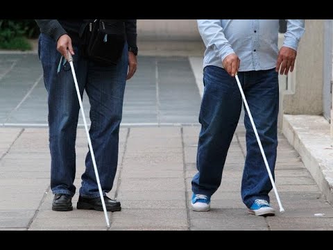 Conozca la importancia del bastón blanco para las personas ciegas - YouTube