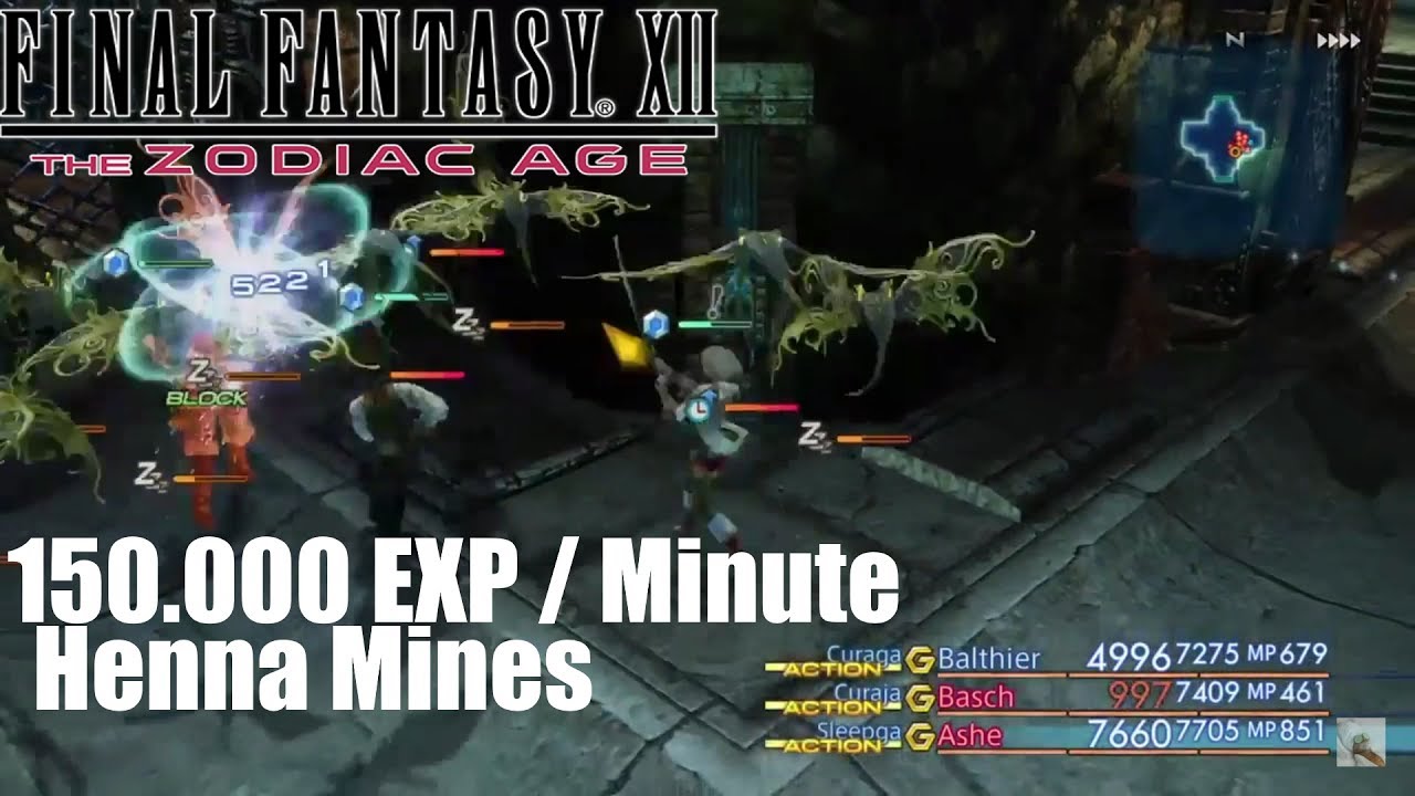 Final Fantasy XII The Zodiac Age - 150.000 EXP / Minute (LVL Exploit ...