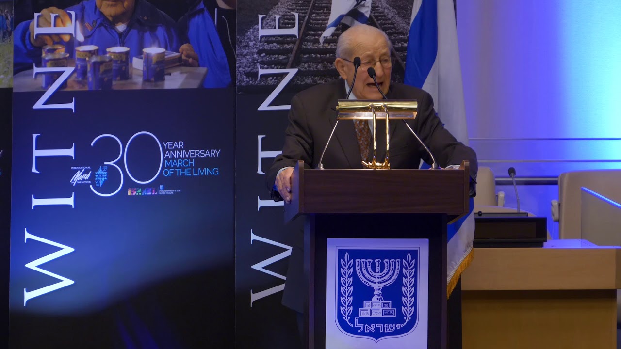 Holocaust Survivor Irving Roth at the United Nations for March of the ...