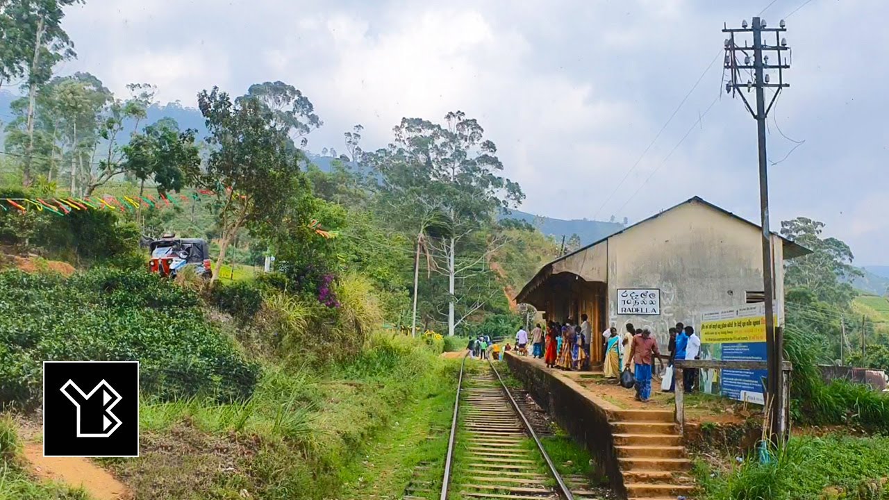 Radella Railway Station in Sri Lanka - Observation Carriage Experience ...