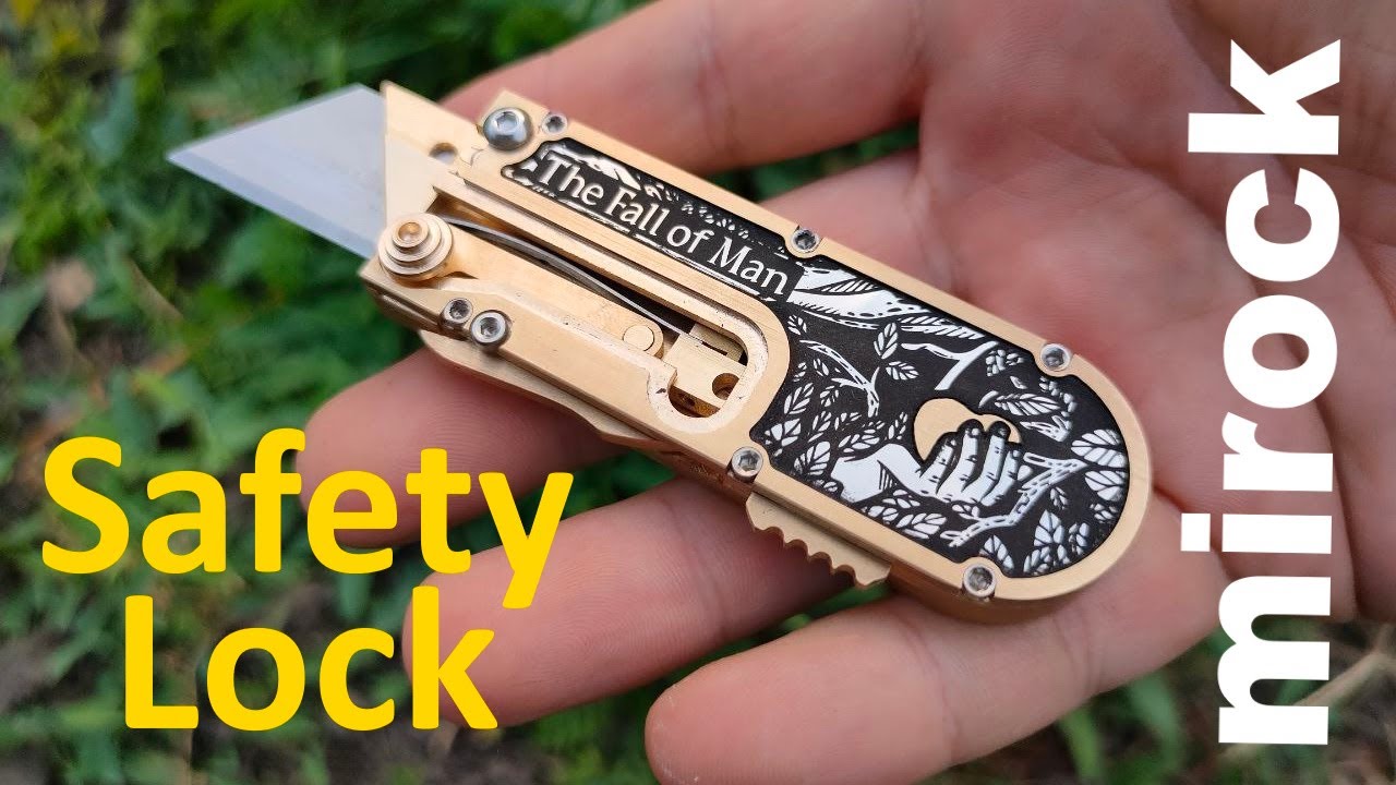 Safety Lock for Mirock Utility Knife - YouTube