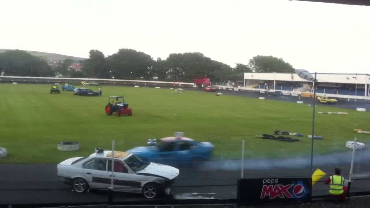 IOM bangers Onchan Raceway 2013 - YouTube