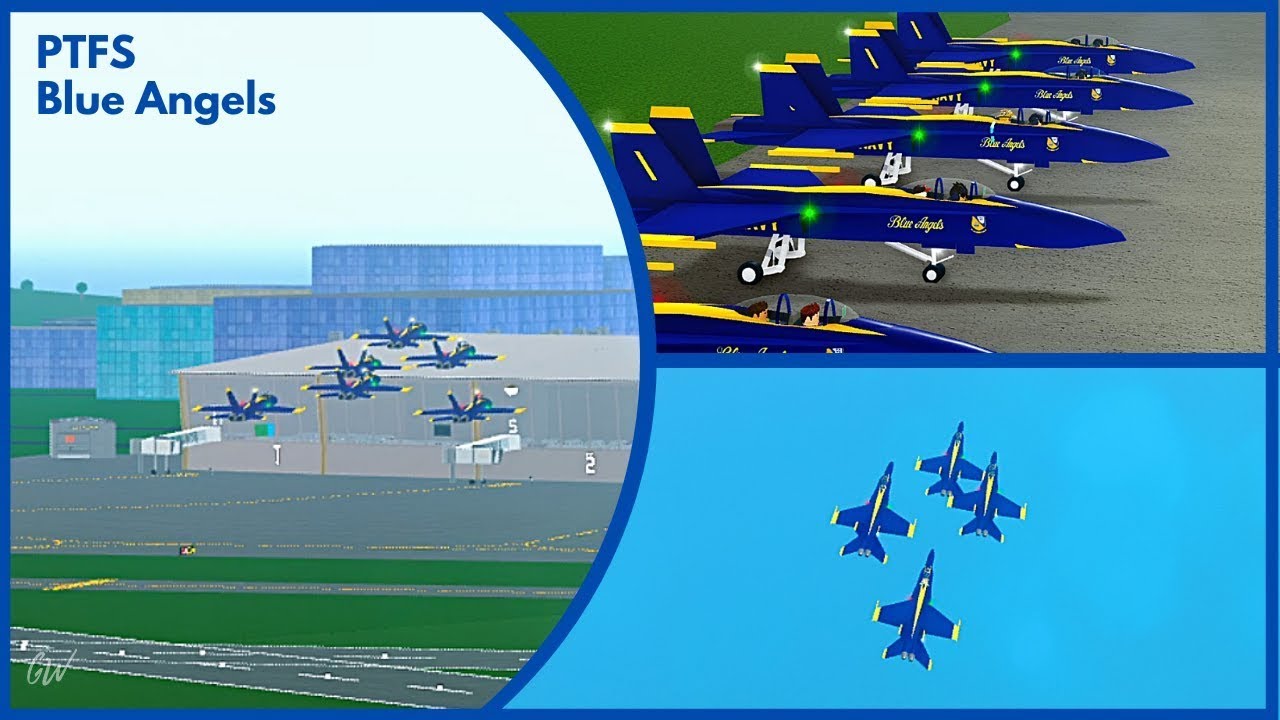 Roblox: PTFS Blue Angels Show 2 (Better) - YouTube