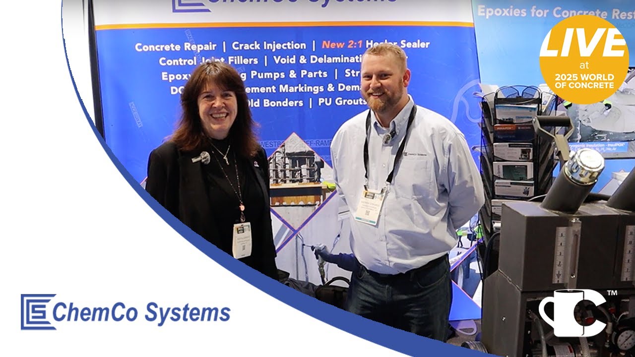 LIVE From World of Concrete with Chemco Systems! - YouTube