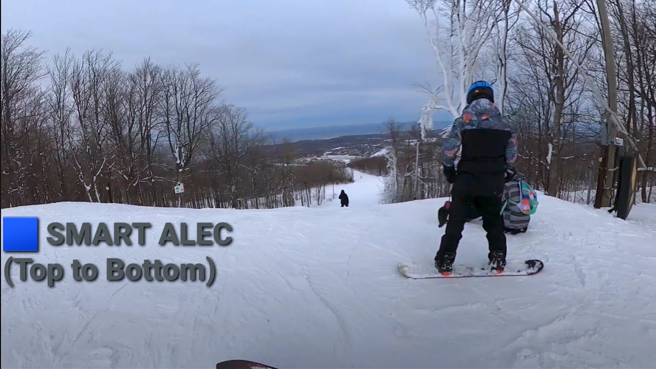 Blue Mountain | SNOWBOARDING | 🟦 Smart Alec (Top to Bottom) - YouTube