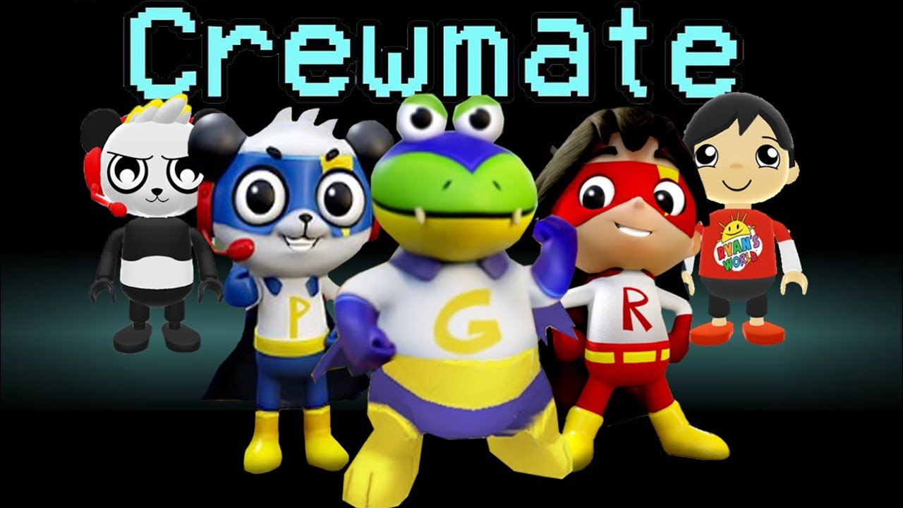CREWMATE - Tag with Ryan,Super Hero Gus, Super Titan, Super Combo Panda ...