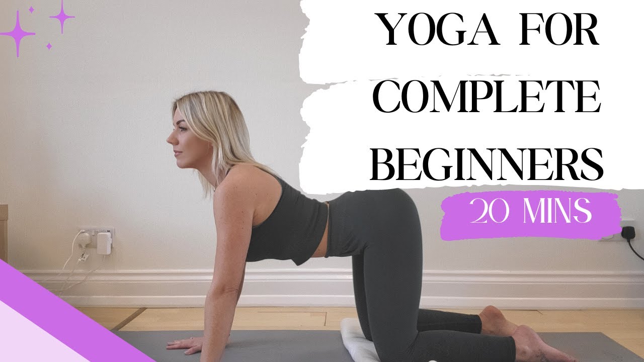 Yoga For Complete Beginners, Easy Gentle Yoga For Newbies, 20 Minutes ...