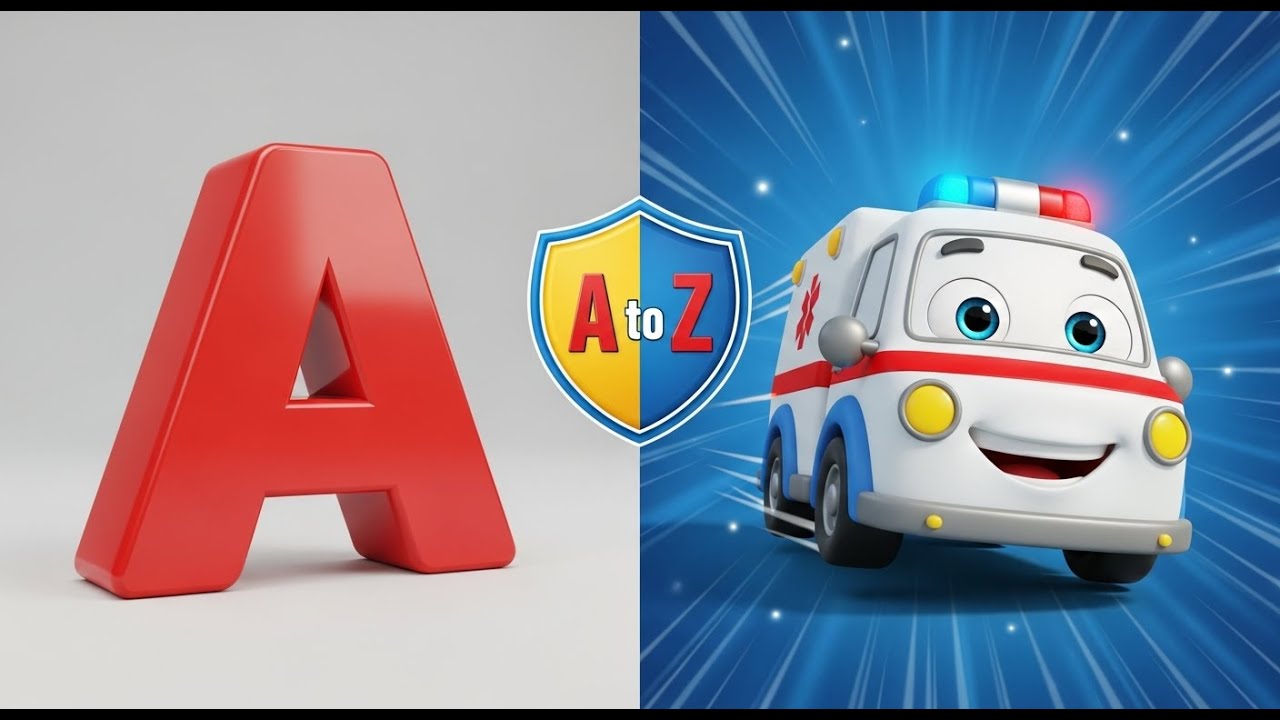 Ambulance Rescue Phonics 🚑 | Hospital Transport 🏥 | Real Pictures 📸| # ...