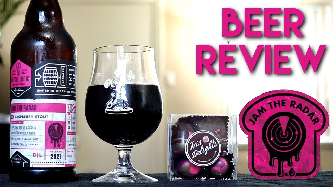Beer Review: Jam the Radar BBA Stout 2021 (Bottle Logic Brewing) - YouTube