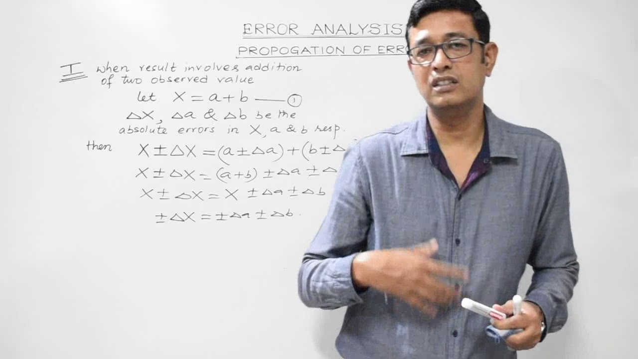 #Physicsforclass11 (Error AnalysisP18) -Propagation or Combination Of ...