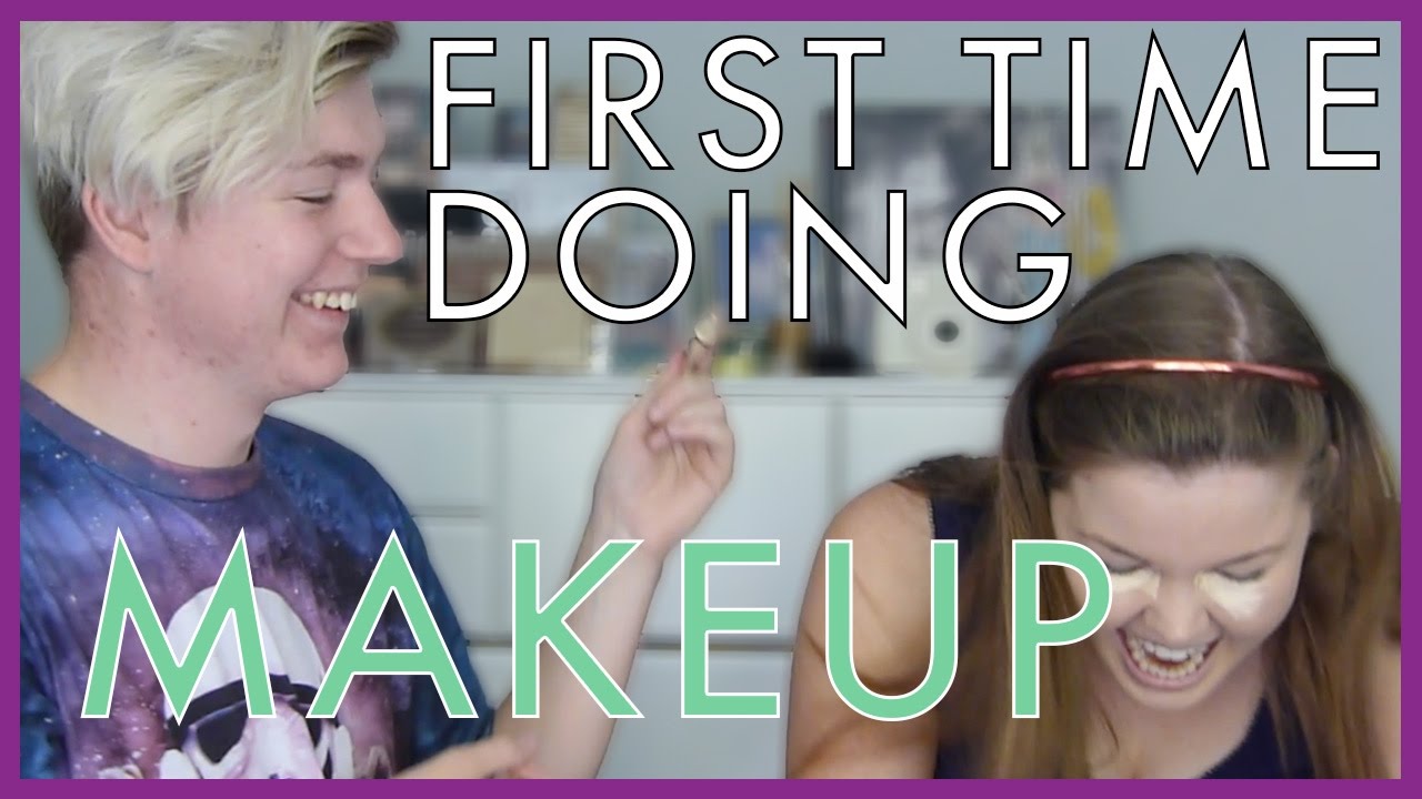First Time Doing Makeup! - YouTube