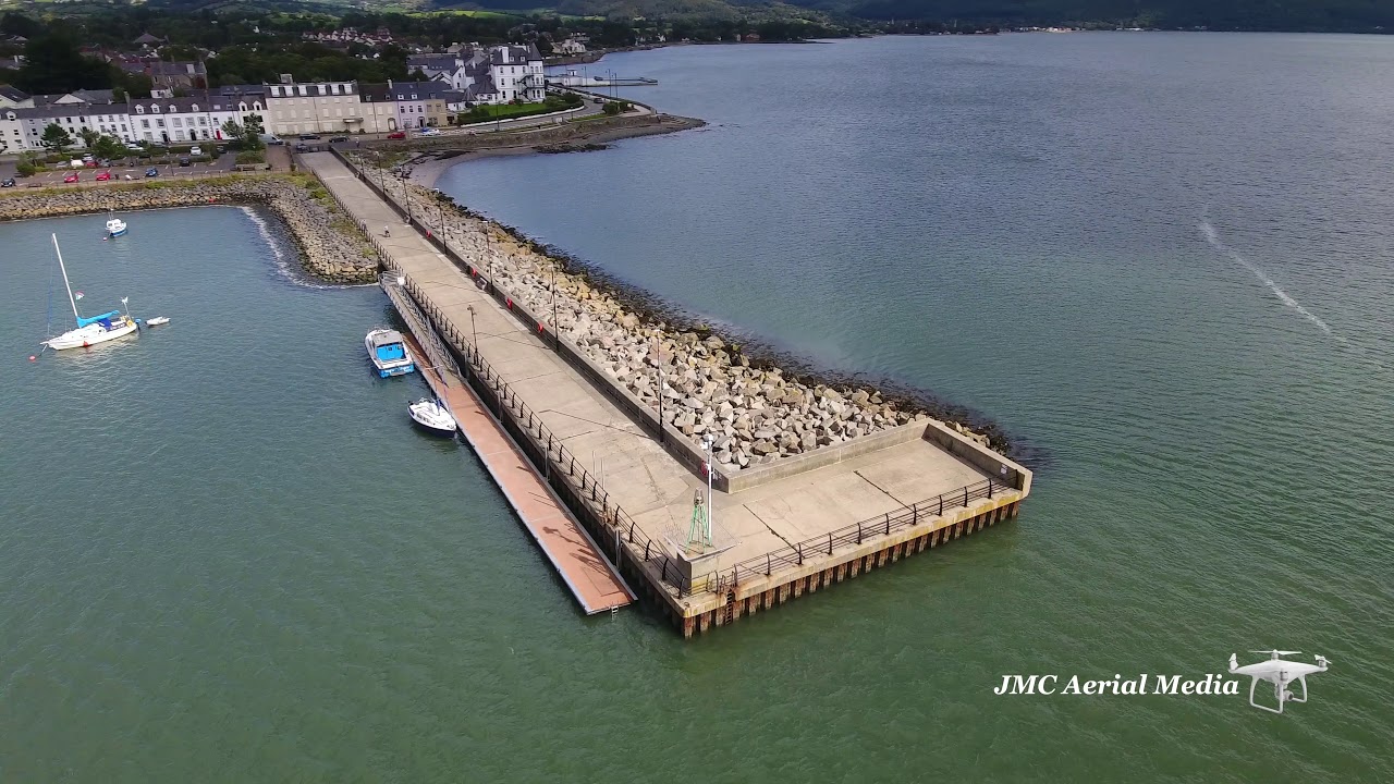 Warrenpoint in Northern Ireland in 4K Drone Aerial View - YouTube