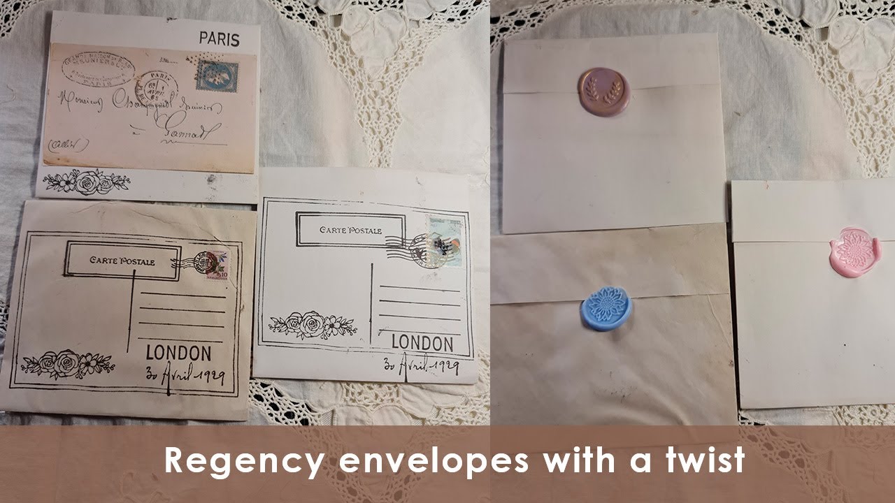 Let: Create: 2 ways to make Regency style envelopes with a modern day ...