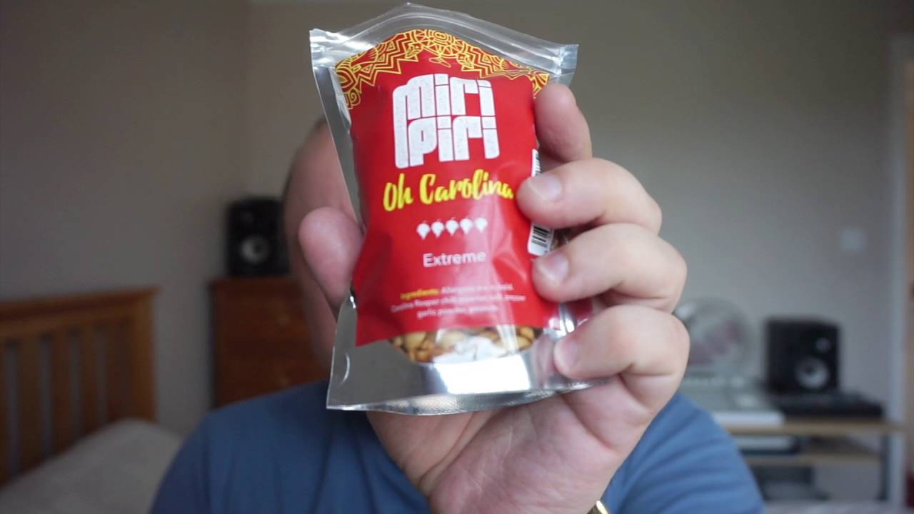 Carolina Reaper Nuts Test (Miri Piri's Oh Carolina Nuts) - YouTube