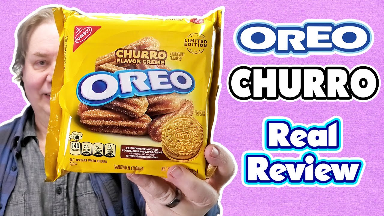 Oreo CHURRO Cookies REAL Review - YouTube