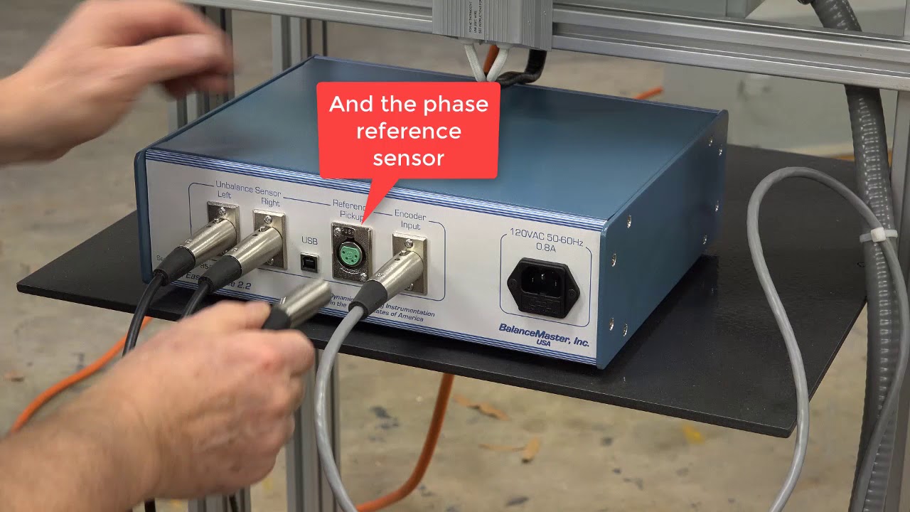 Dynamic balancing instrumentation - Setting up the hardware - YouTube