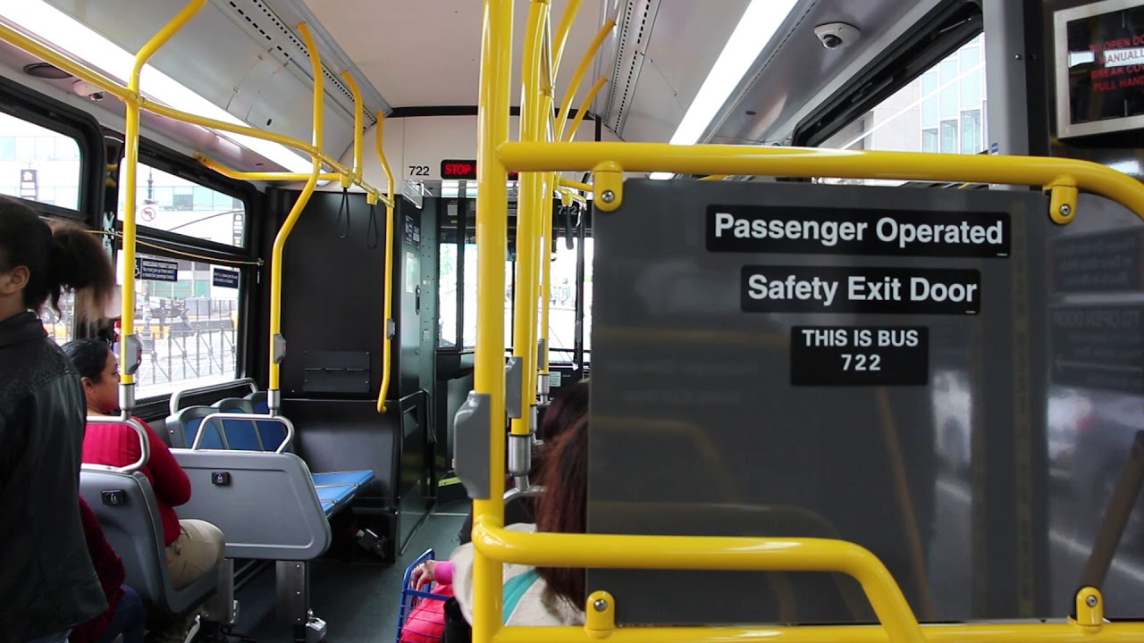 Onboard 2017 New Flyer XN40 #722 on the Bx6 Select Bus Service - YouTube