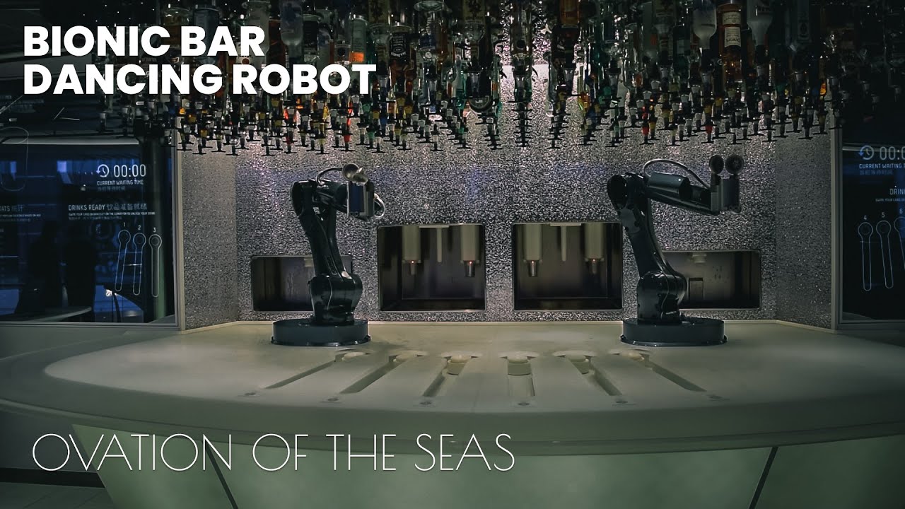 Bionic Bar | Dancing Robot | Ovation Of The Seas - YouTube