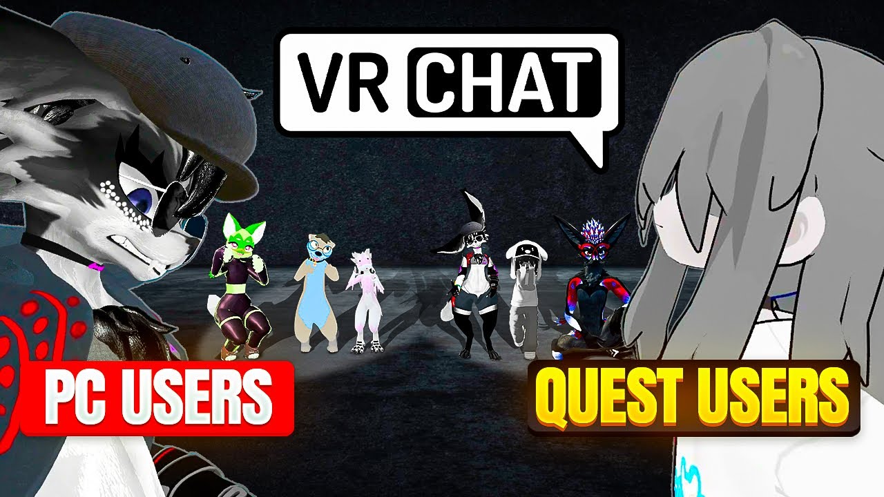Can quest users and pc users agree? VRCHAT - YouTube