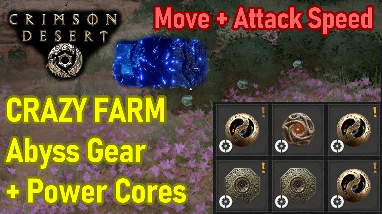 CRAZY NEW Abyss Gear Farm AND Power Cores, Movement AND Attack Speed ...