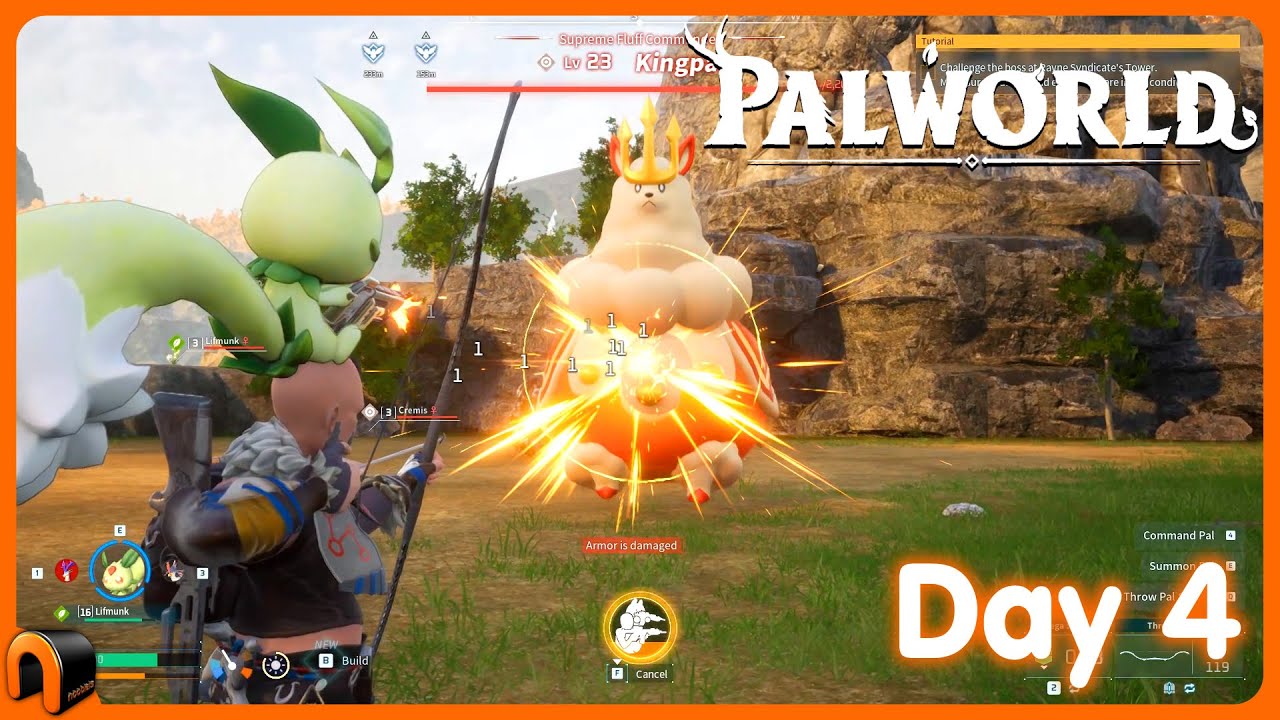 PALWORLD Fighting Three World Bosses DAY 4 #Palworld - YouTube