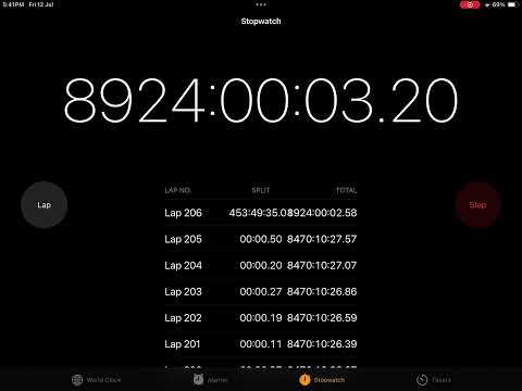 1 year long stopwatch - YouTube