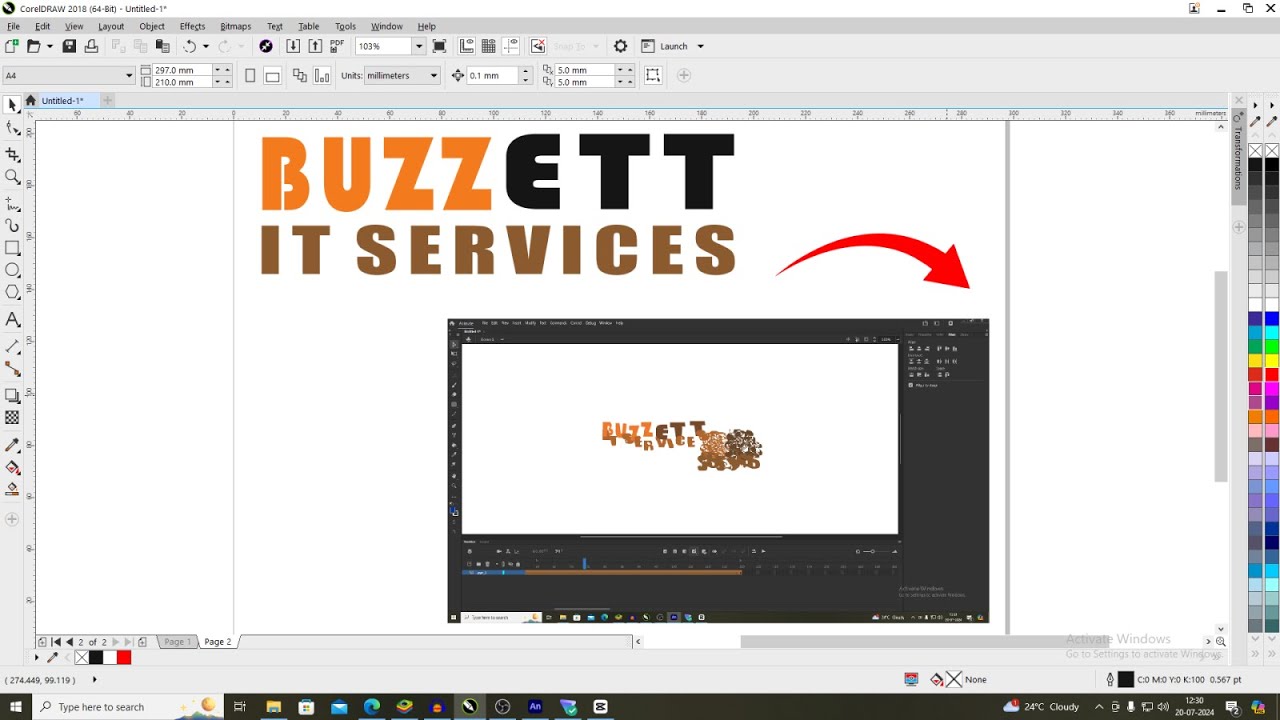 How to do Animation using Corel and Adobe Animate | BG Stufff - YouTube