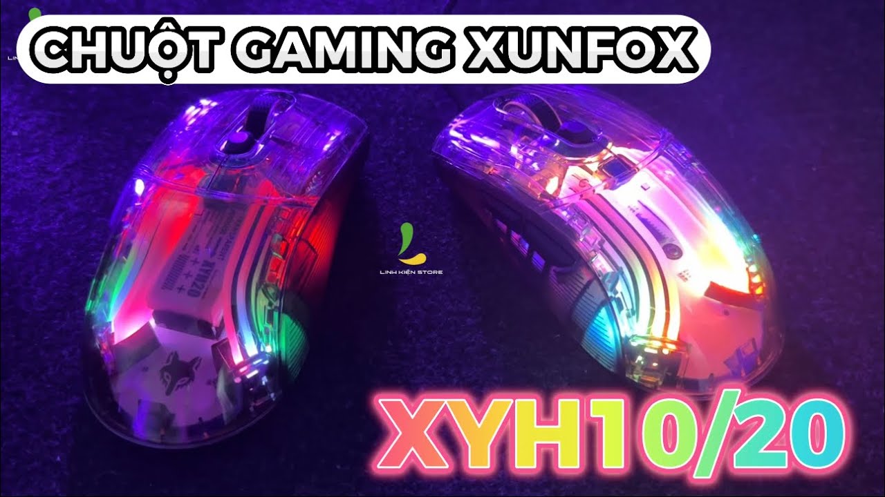 Chuột GAMING XUNFOX XYH10 và XYH20 có led RGB xịn xò trong tầm giá dưới ...