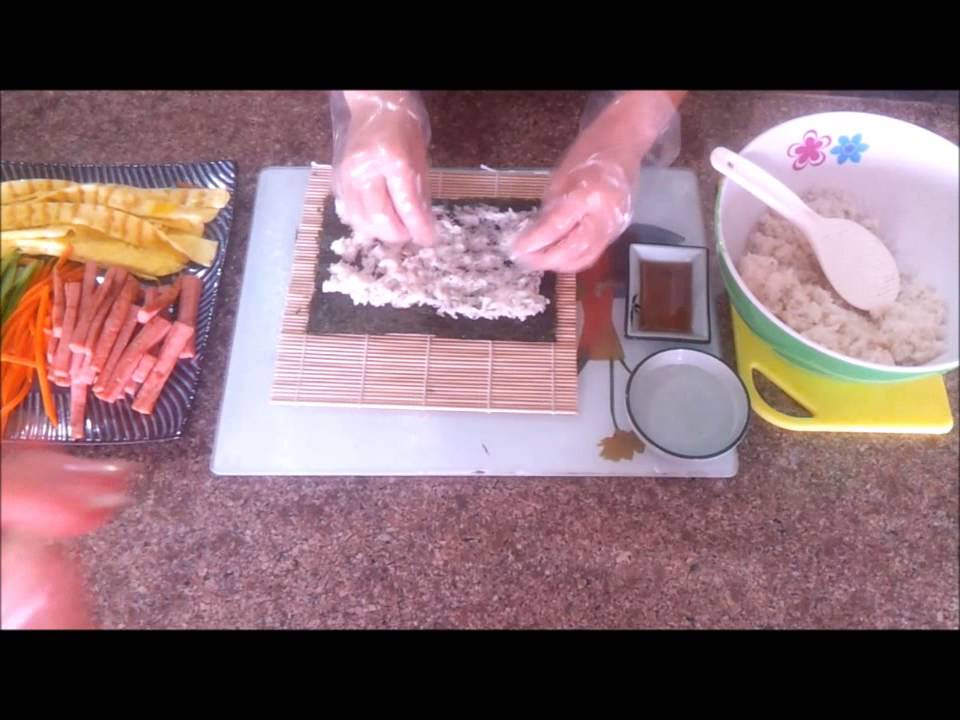 flower kimbap.wmv - YouTube