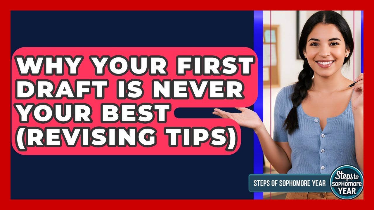 Why Your First Draft Is Never Your Best (Revising Tips) - Steps to ...