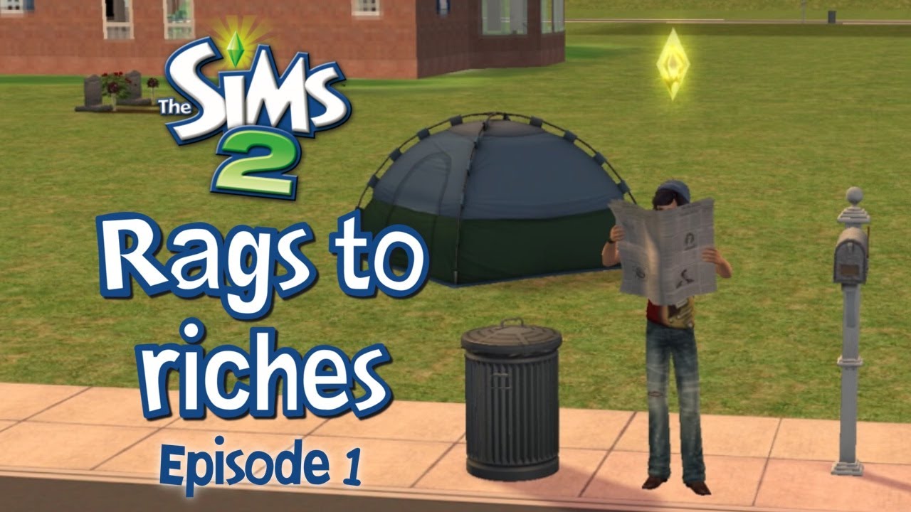 RAGS TO RICHES | SIMS 2 LET'S PLAY | PART 1 | Getting started... - YouTube