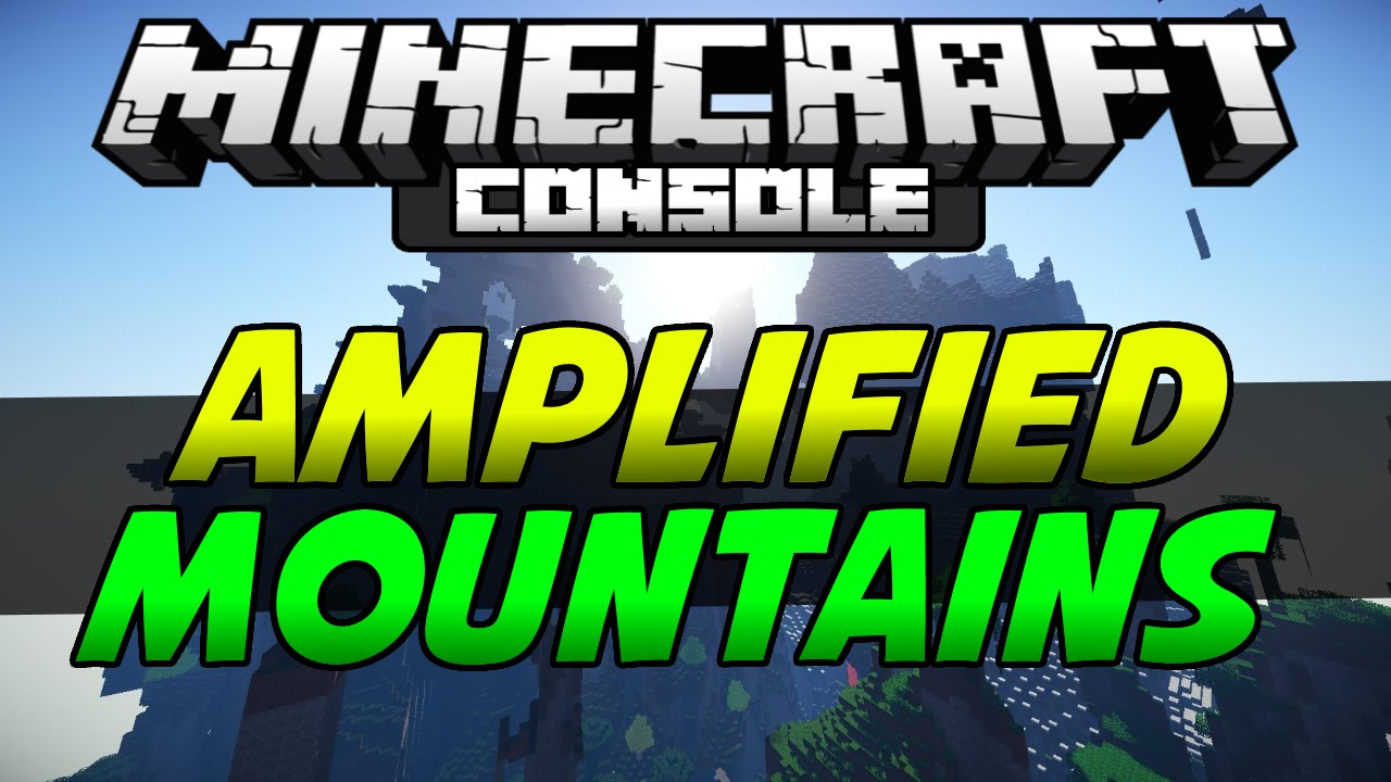 Minecraft PS3 & Xbox - AWESOME AMPLIFIED MOUNTAINS ! - TU23 Seed Review ...