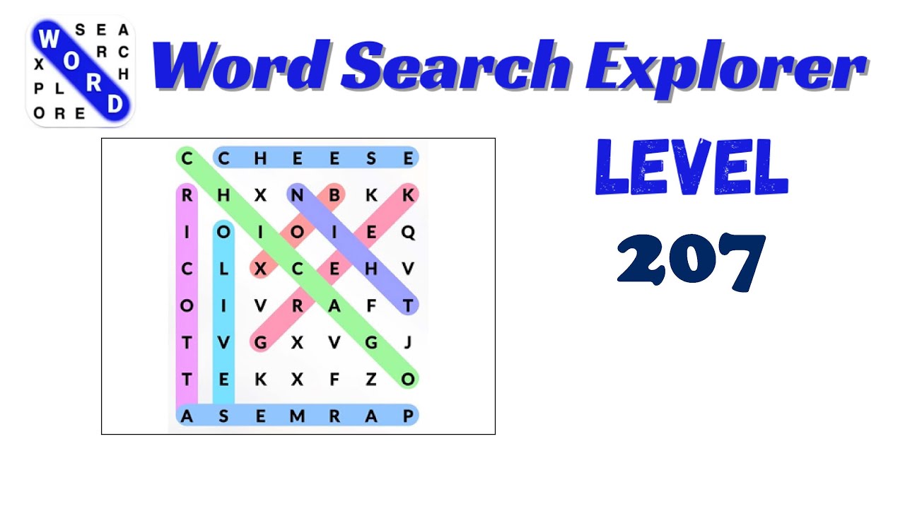 Word Search Explorer Level 207 Answer 🔍 | Step-by-Step Guide | Go ...