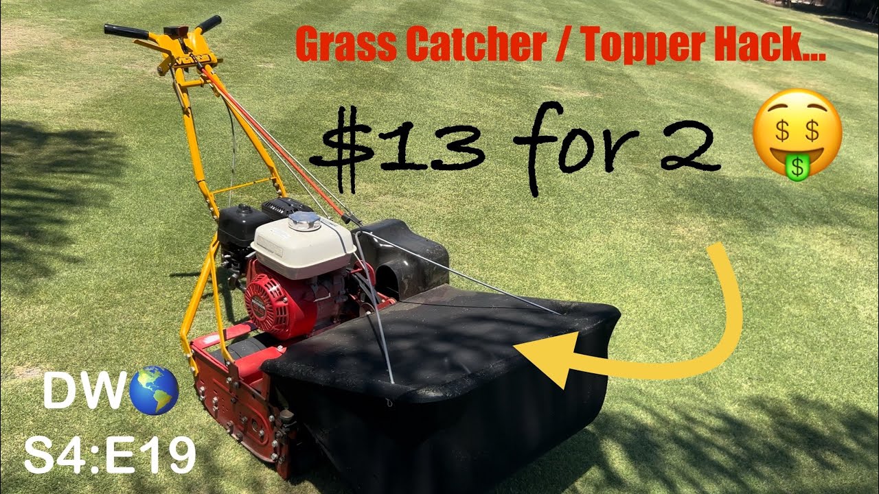 Grass Catcher / Topper Hack - Under $13 for 2!!! DW🌎 S4:E19 #lawncare # ...