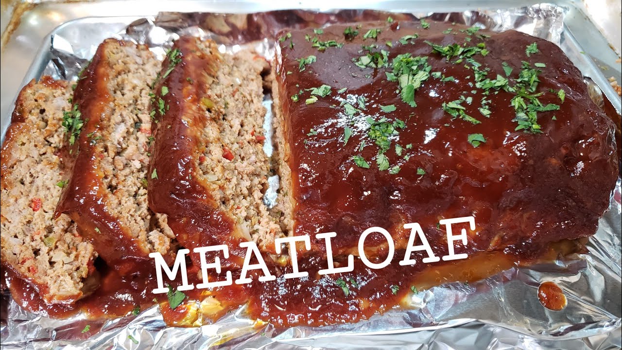 COMO HAGO MI MEATLOAF CON BBQ GLAZE /MEATLOAF WITH BBQ GLAZE - YouTube