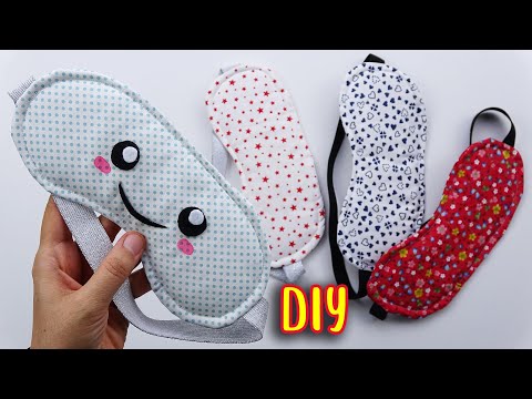 ARTIK KUMAŞLARLA UYKU BANDI YAPIMI (Uyku Bandı Nasıl Yapılır?) DIY Sleeping Strip
