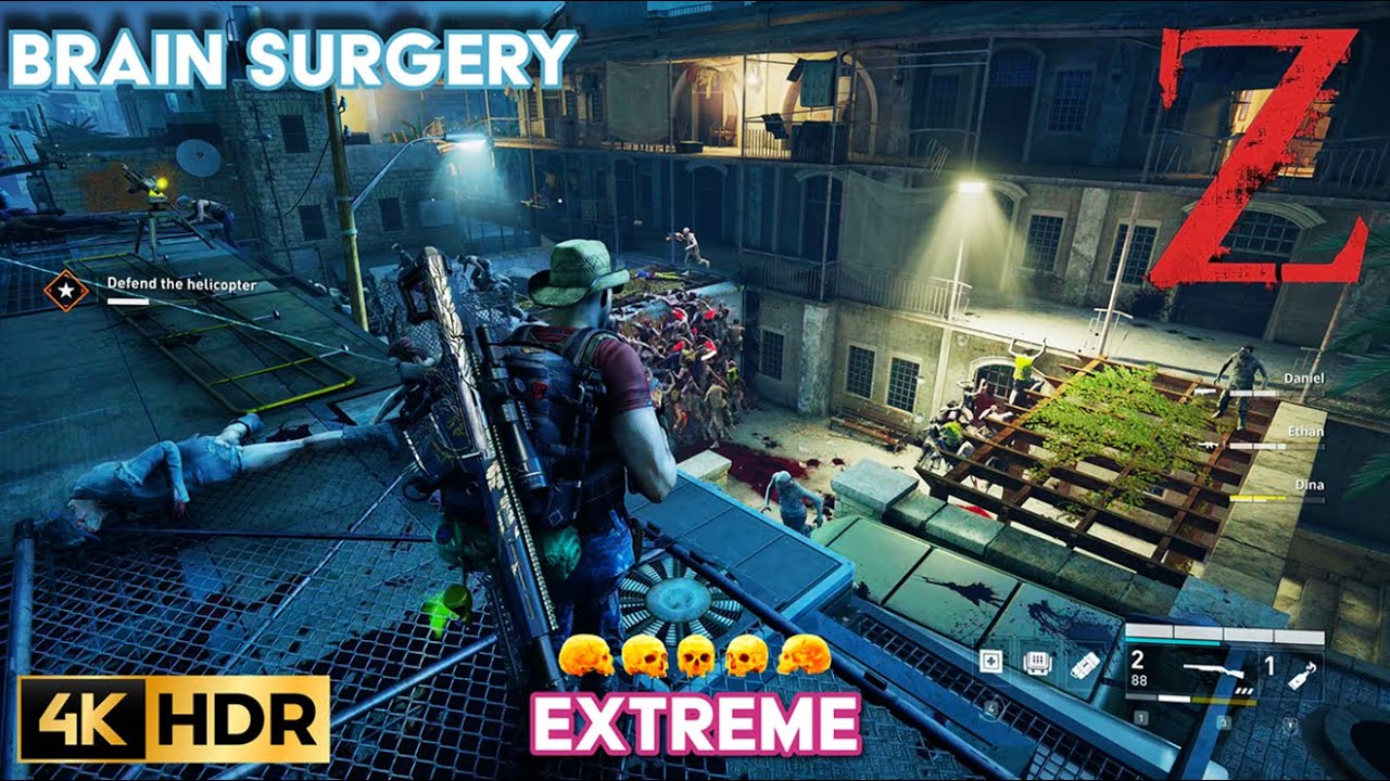 World War Z HDR 4K | Extreme Exterminator | Jerusalem - Brain Surgery ...
